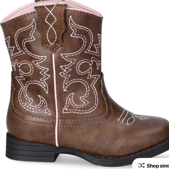wonder nation | Shoes | Girls Wonder Nation Western Cowboy Boots Brown ...